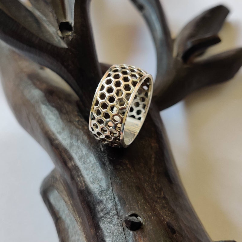 Sterling Jali Ring - Etsy