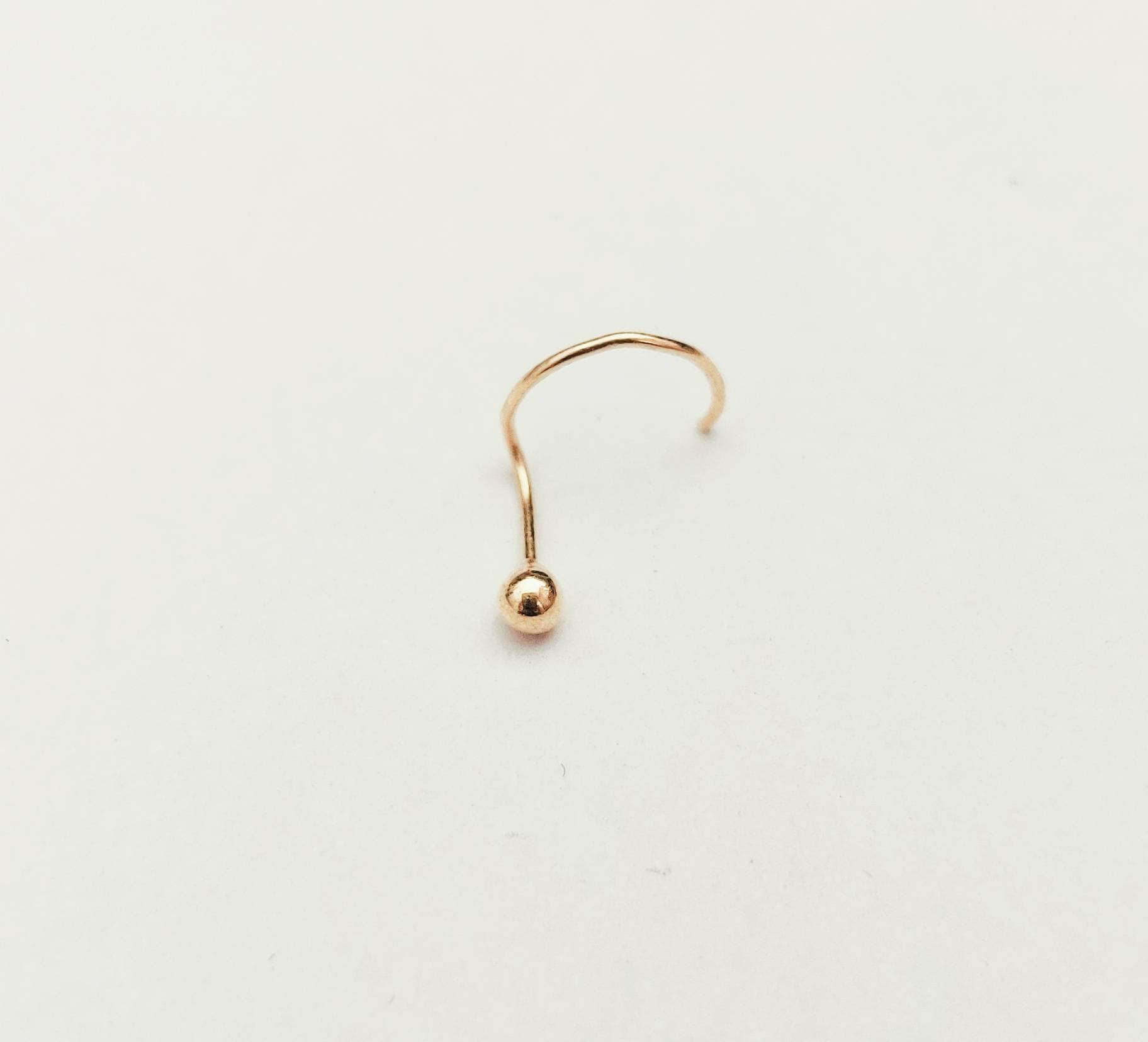 18k Nose Pin Gold Nose Pin Nose Jewellery Nose Accessories - Etsy