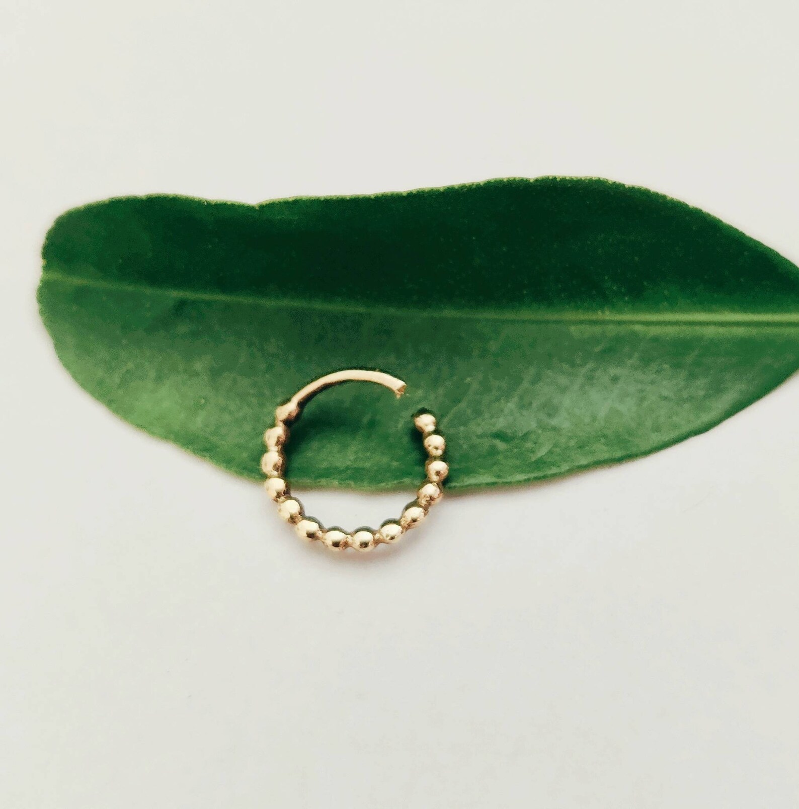 Tribal Septum - Minimal Septum - Nose Ring - Nose Septum - Brass Septum ...