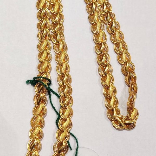 22k Gold Chain - Etsy