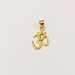 22k Gold Om Pendant, Hindu Religion Pendant,soild Gold Pendant, Om ...