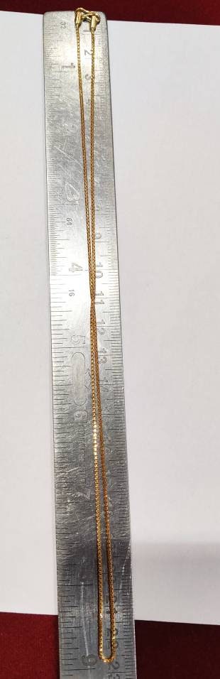 22k Gold Chain Box Chain Gold Box Chain Trendy Gold Box - Etsy