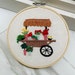 Flower Cart Embroidery - Etsy