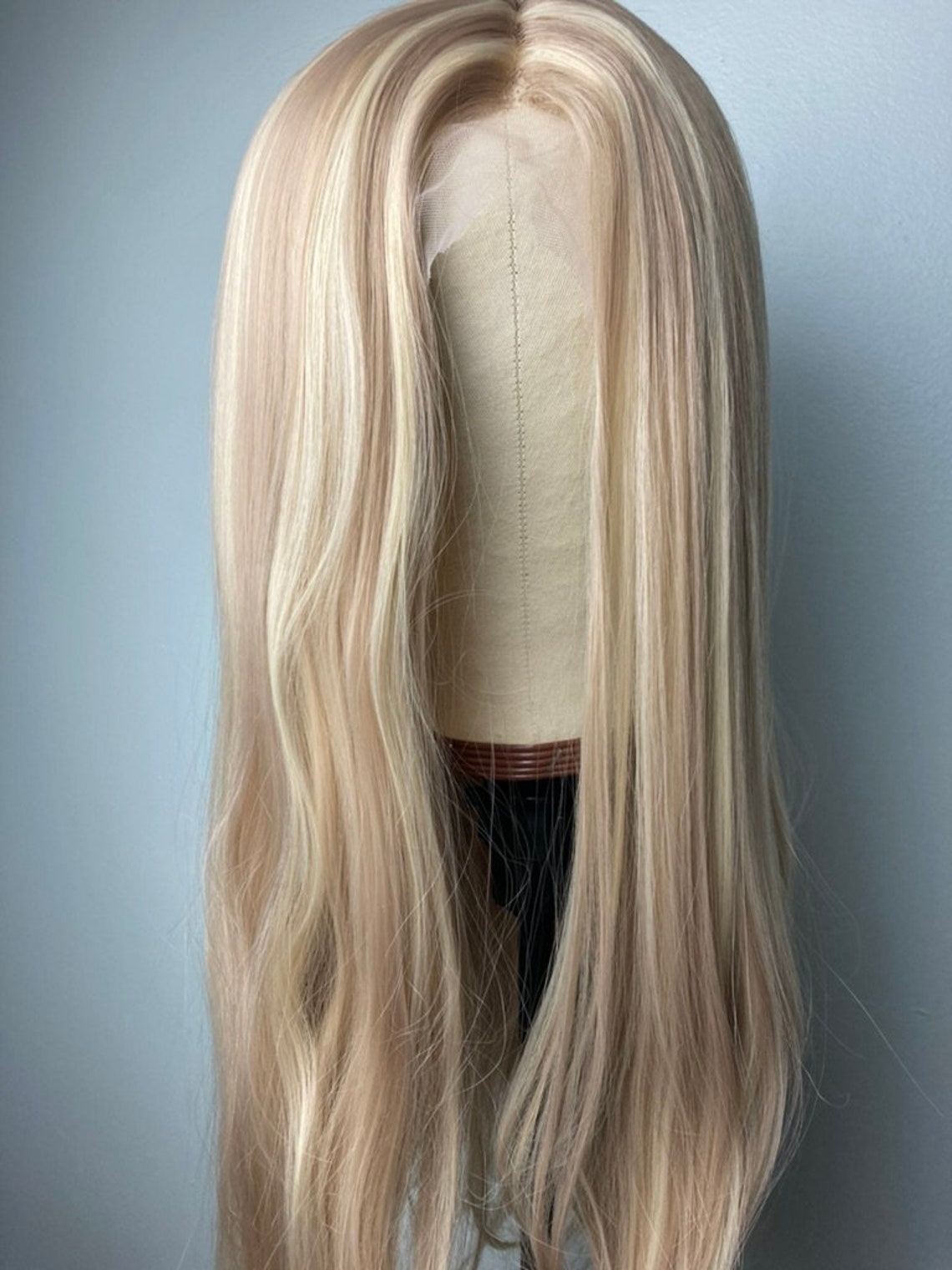Dirty Blonde Wigs Long Wigs Lace Front Wig Alopecia Wig Hair Piece ...
