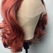 Ginger Red Wig,copper Red Wigs,short Bob Wigs,wavy Lace Front Wig ...
