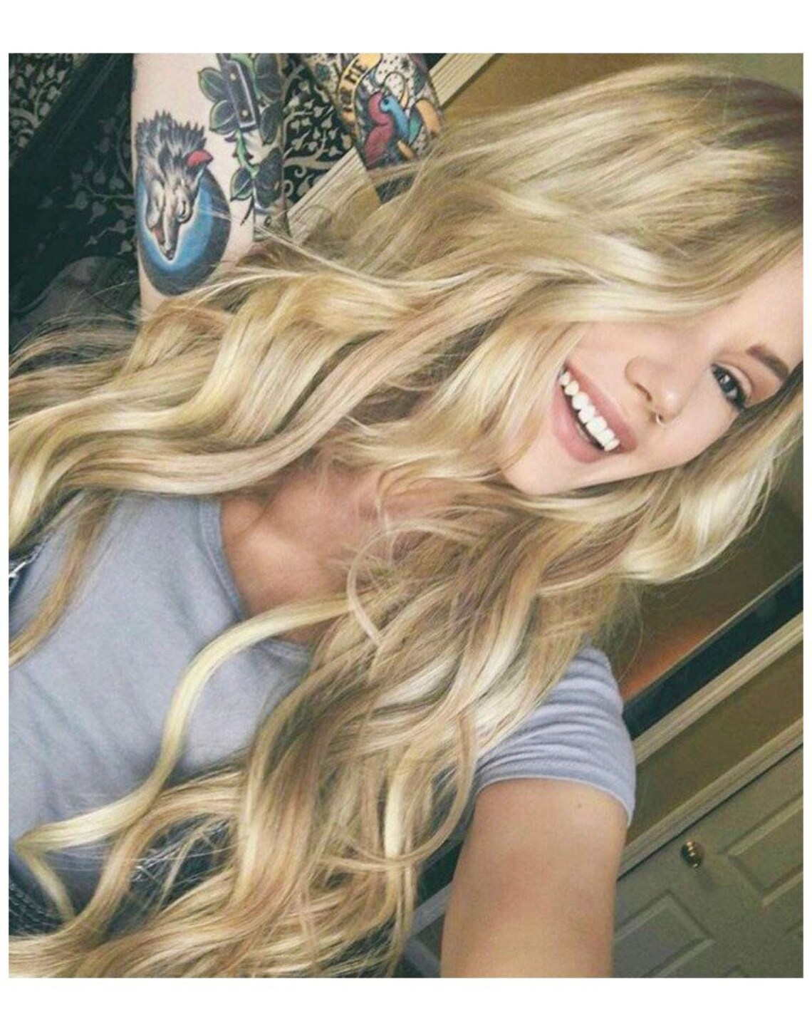 Wig For Chemo Patientsblonde Brown Wiglight Blonde Wigdark Etsy