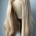 Dirty Blonde Wigs Long Wigs Lace Front Wig Alopecia Wig Hair Piece ...