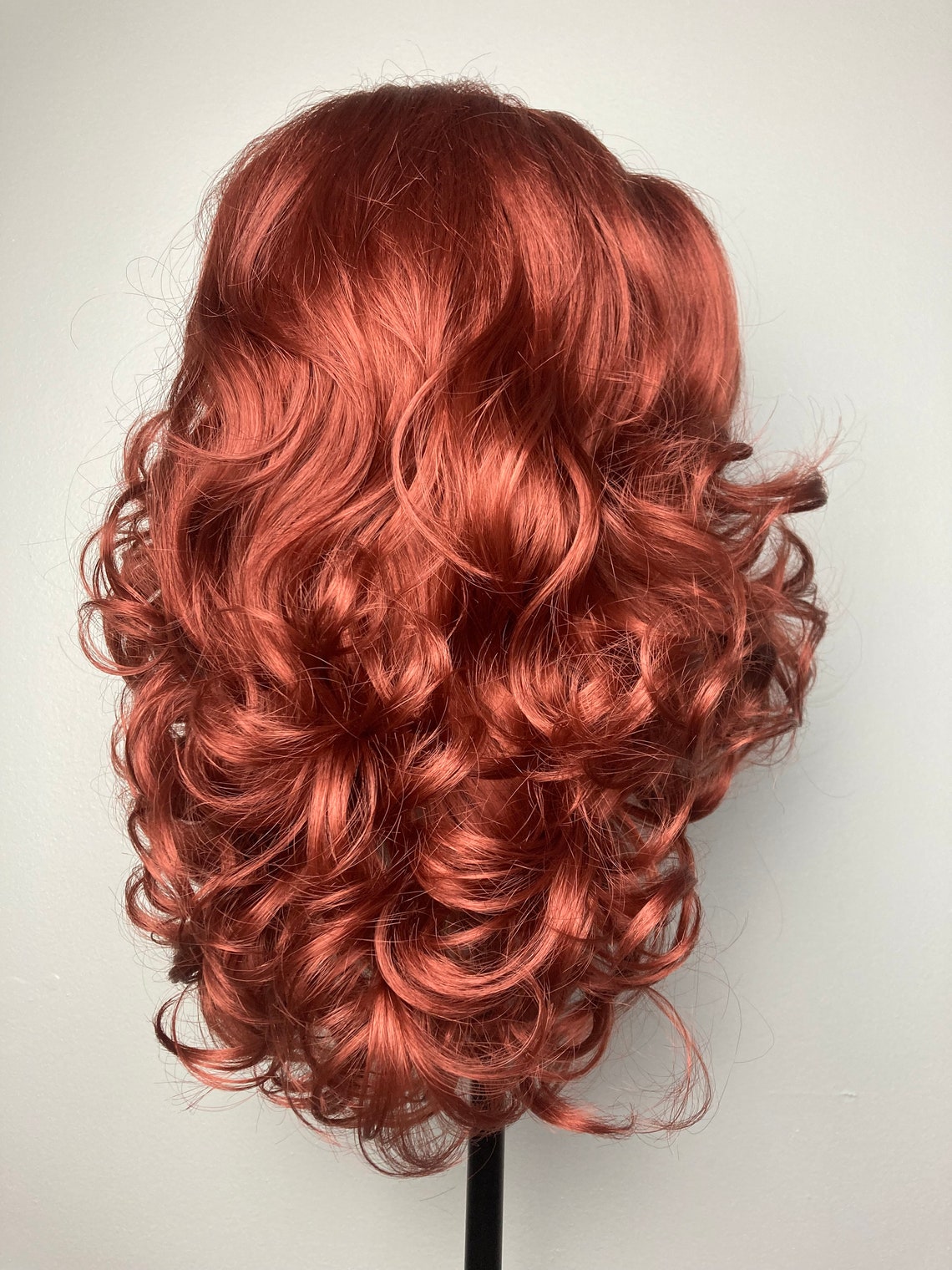 Ginger Red Wig,copper Red Wigs,short Bob Wigs,wavy Lace Front Wig ...