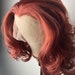 Ginger Red Wig,copper Red Wigs,short Bob Wigs,wavy Lace Front Wig ...