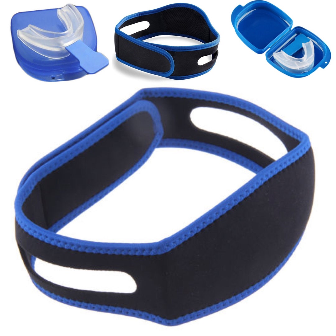 Sleep Apnea Chin Strap 2x Pack Snore Chin Strap,snoring Mouthpiece ...