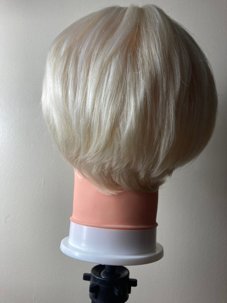 Pixie Cut Wigs,human Hair Wig,short Layered Wig,platinum Blonde Wigs ...