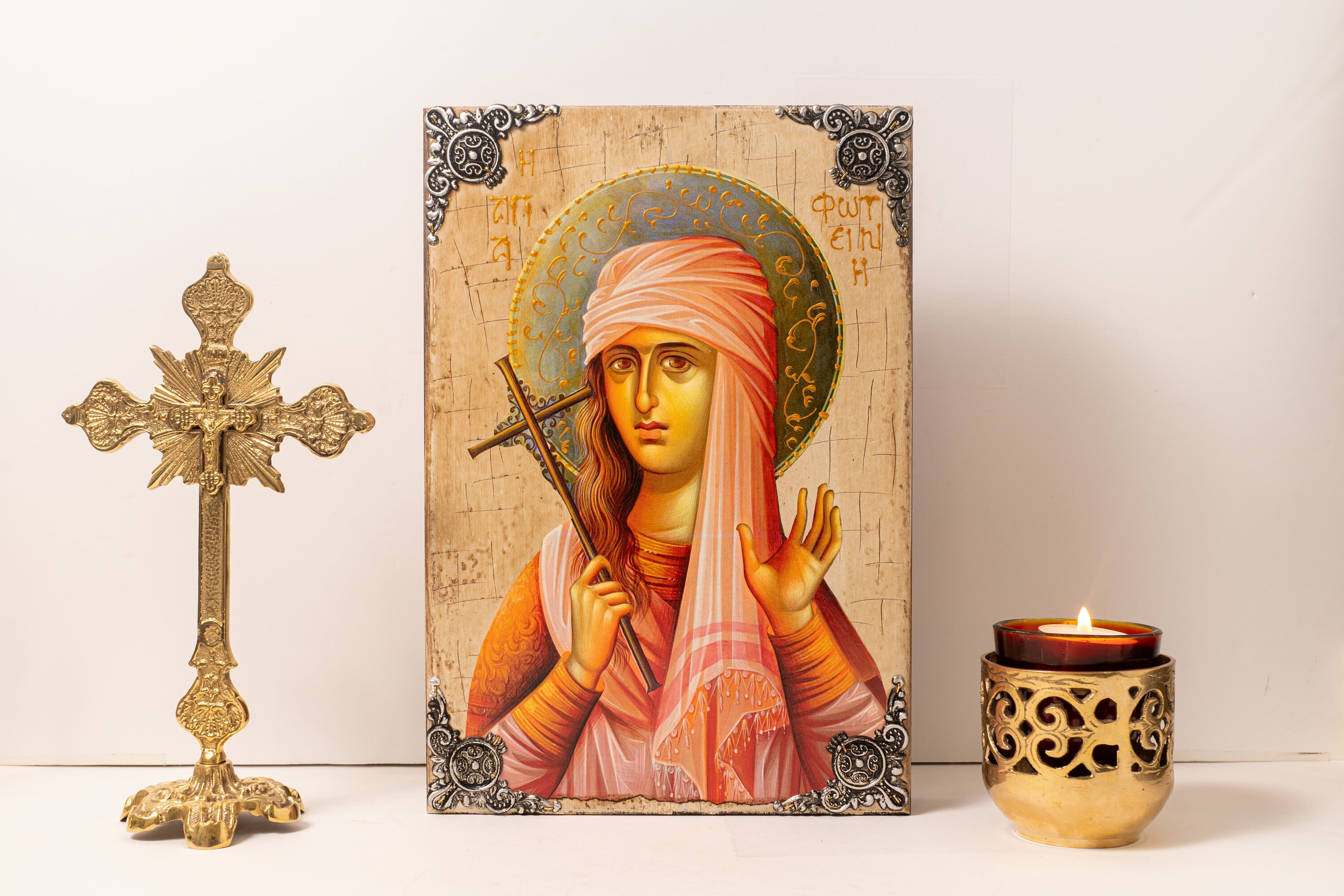 Saint Photini Samaritan Woman Orthodox Icon Byzantine - Etsy