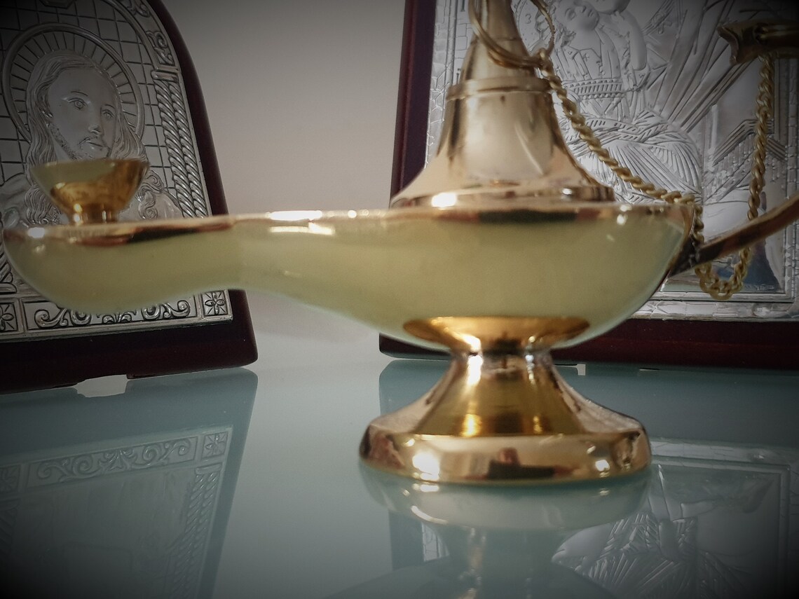 Beautiful Oil Lamp Aladdin Cap With a Chain Quite Heavy | Etsy