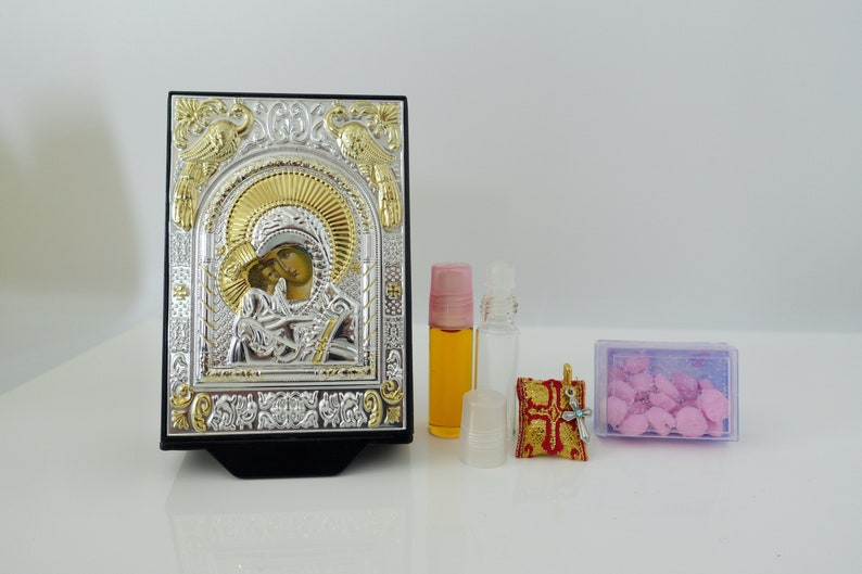 Orthodox Special Box With Icon of Mother of God and Myrrh - Etsy