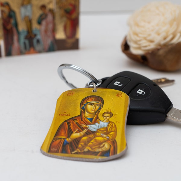 Virgen De Guadalupe Resin Keychain - Etsy