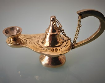 Beautiful Oil Lamp Aladdin Cap With a Chain Quite Heavy | Etsy