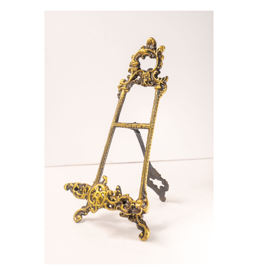 Brass antique Display Stand Adorned With Intricate - Etsy