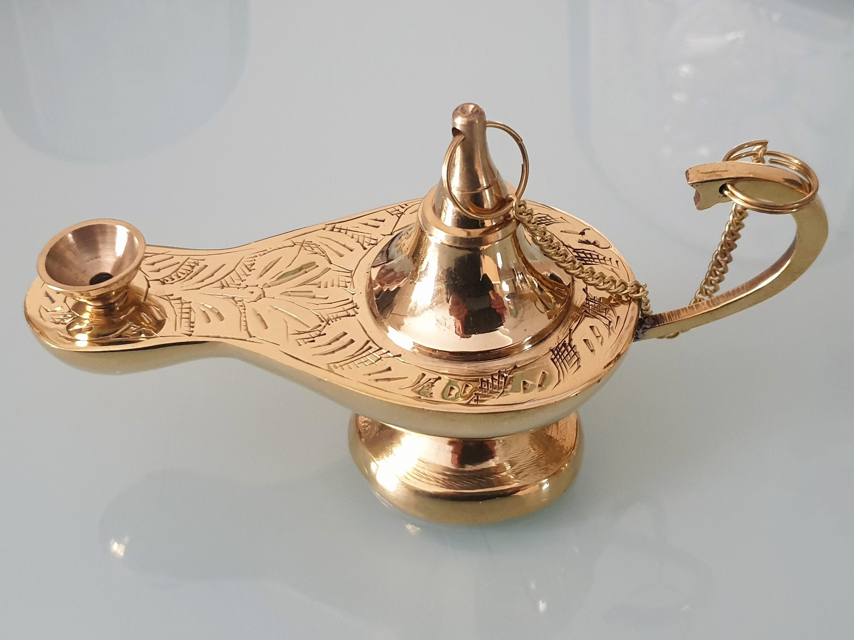 Beautiful Oil Lamp Aladdin Cap With a Chain Quite Heavy | Etsy