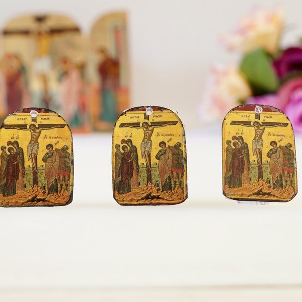 Byzantine Crucifix Icon - Etsy