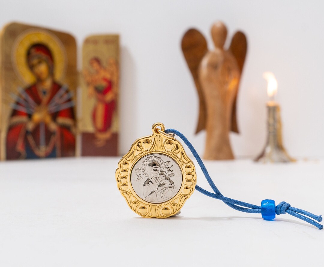 Christian Car Pendant Amulet With Virgin Mary ,home Christian Shrines ...