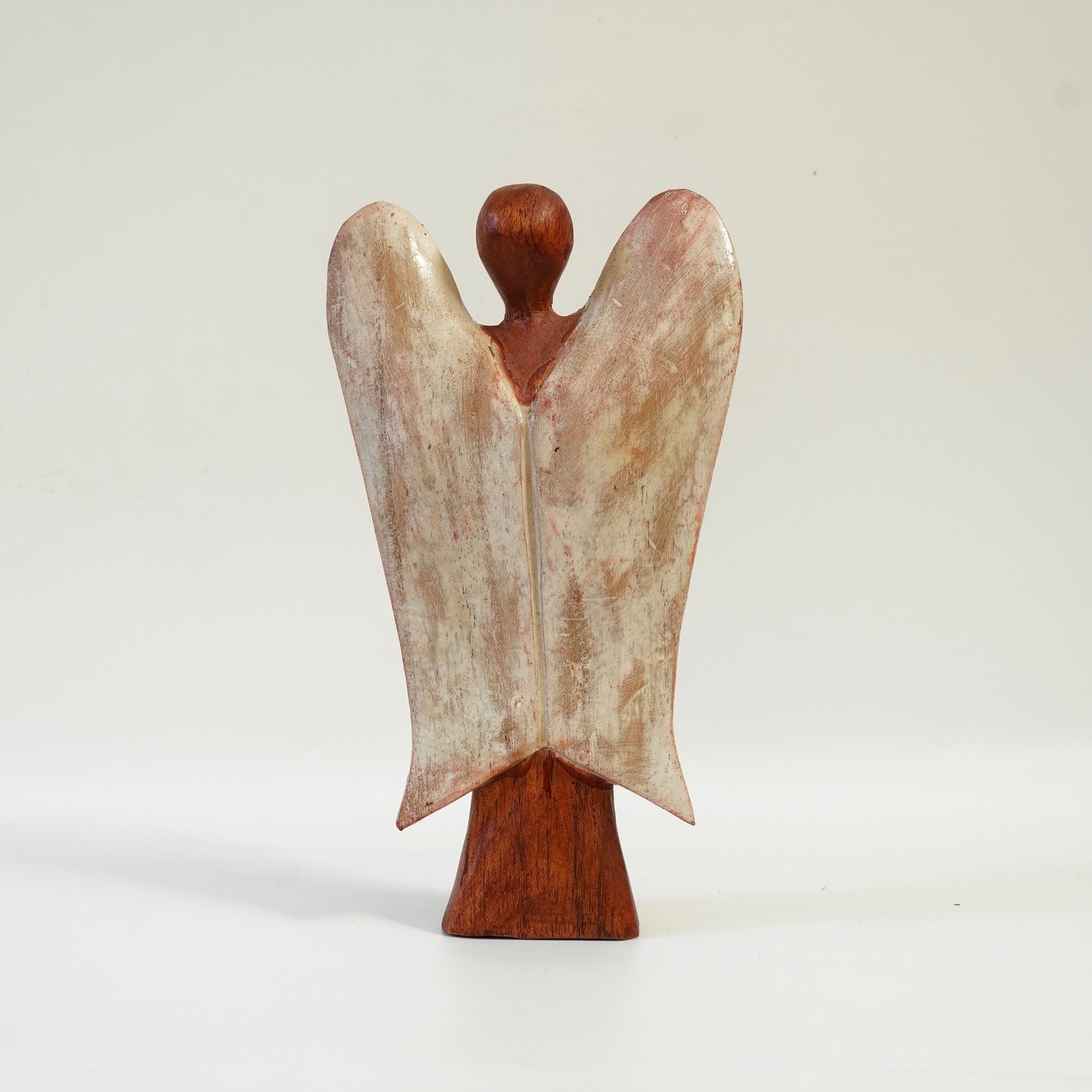 Hand Carved Pray Angel Wooden Figurine Wood Carving Decoration - Etsy