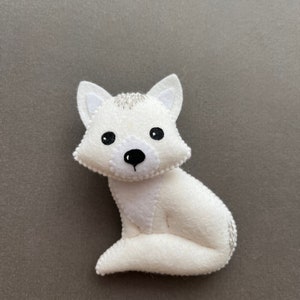 Polar Fox Felt Pattern/ Arctic Animals PDF Pattern/ Polar Animals SVG ...