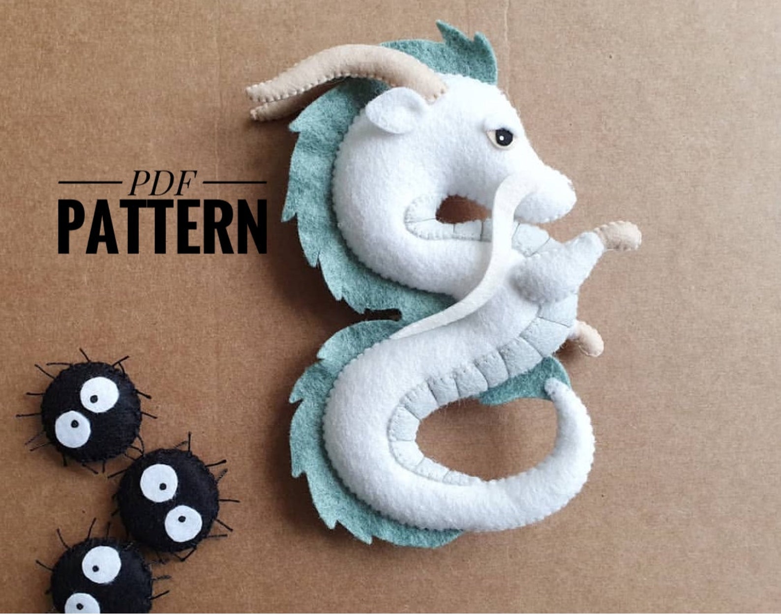 Dragon Felt Pattern/ Dragon Pdf Pattern - Etsy