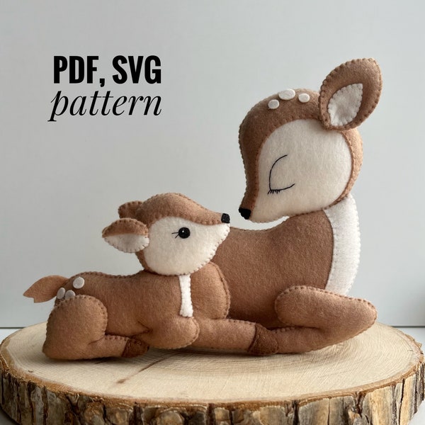 Deer Sewing Pattern - Etsy