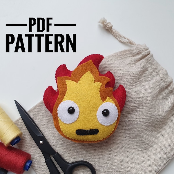 Felted Calcifer - Etsy