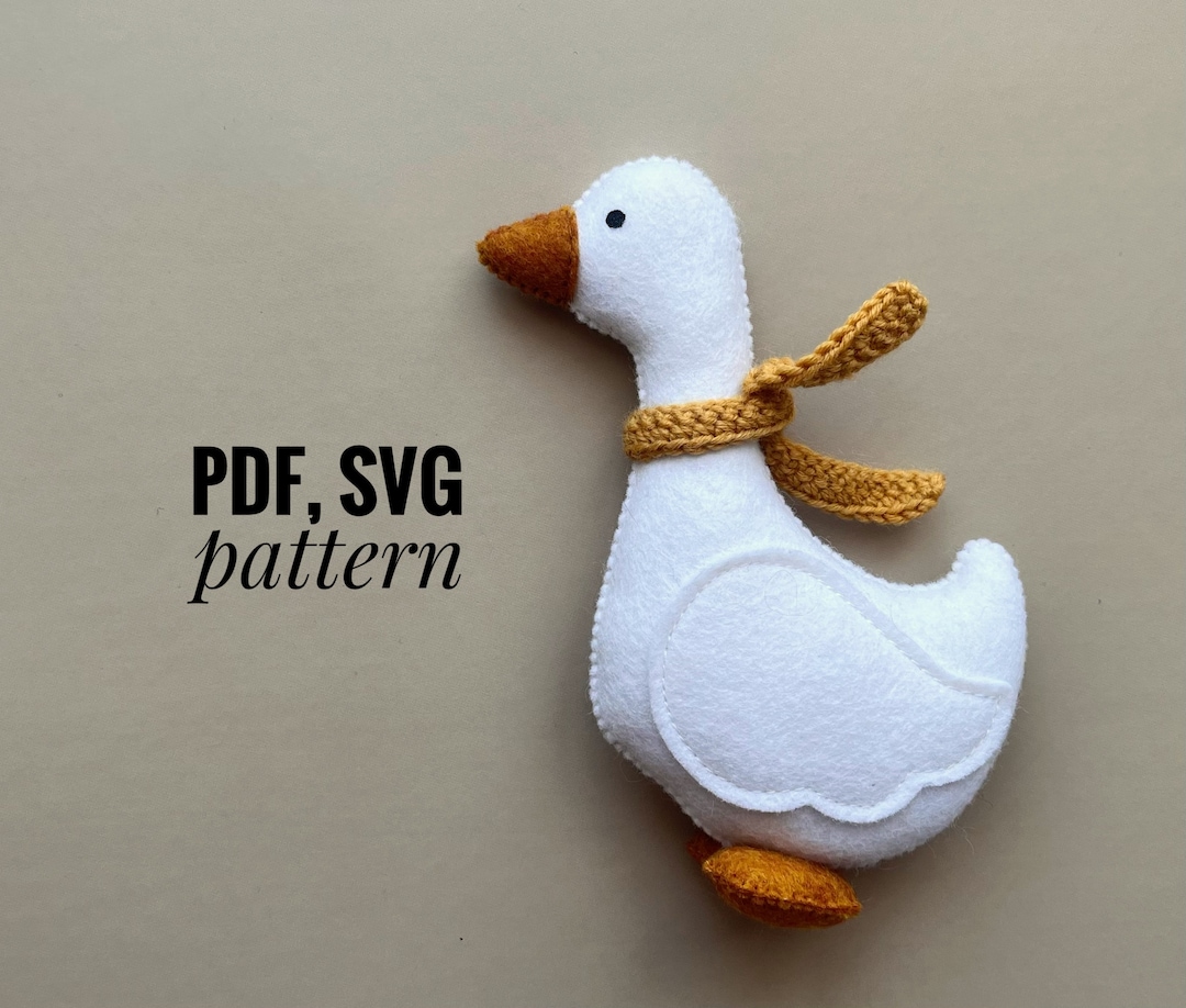 Goose Felt Pattern/ Goose Pdf SVG Pattern - Etsy