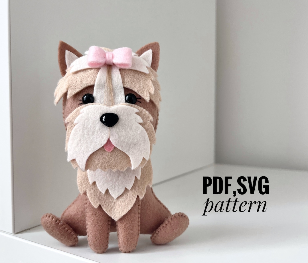 Dog Yorkshire Terrier Pattern/ Yorkshire Terrier PDF Pattern/ Dog SVG ...