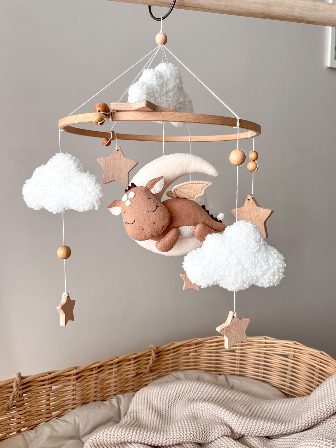 Dragon Crib Mobile for Baby Dragon Nursery Decor - Etsy