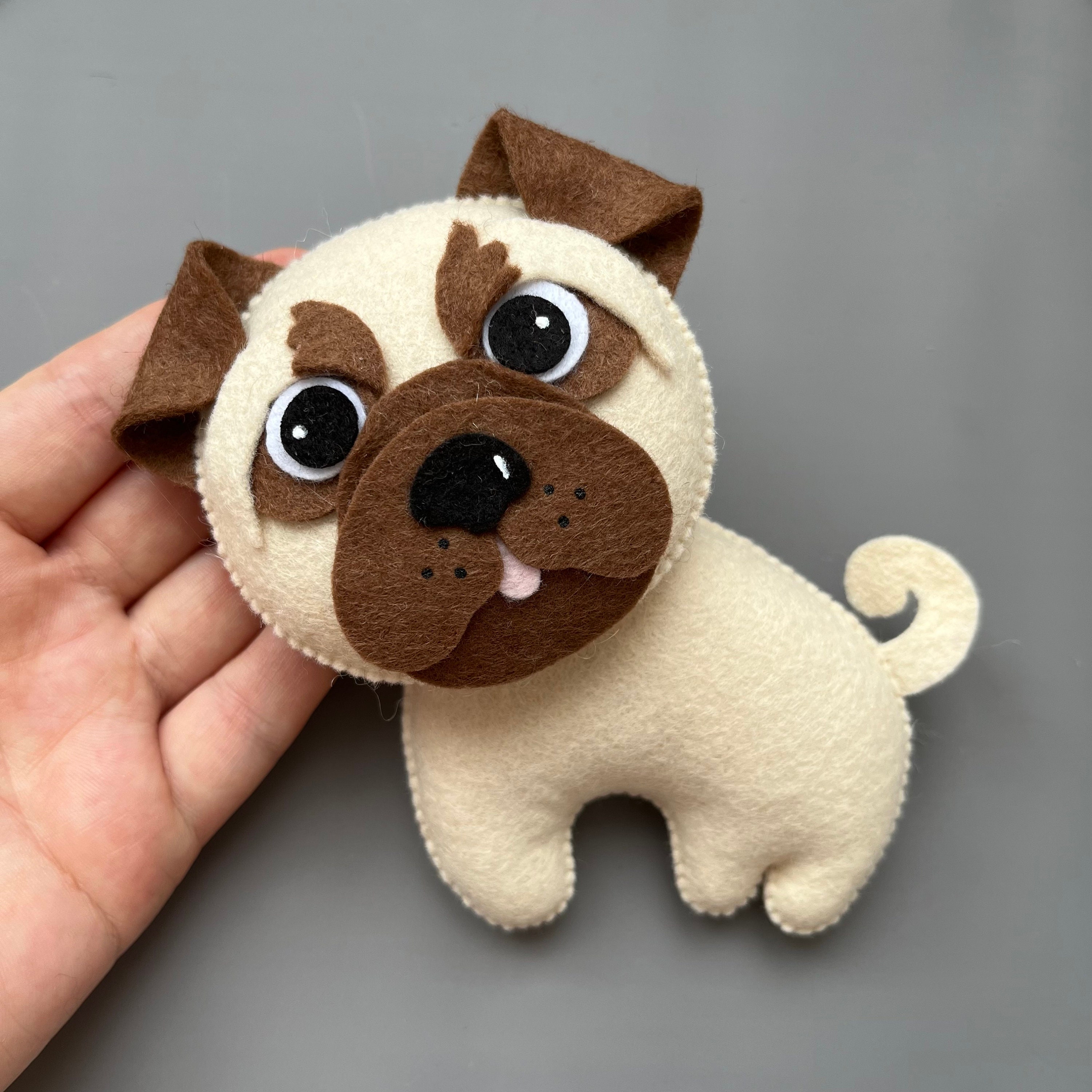 Dog Felt Pattern/ Pug PDF Pattern/ Dog SVG Pattern - Etsy