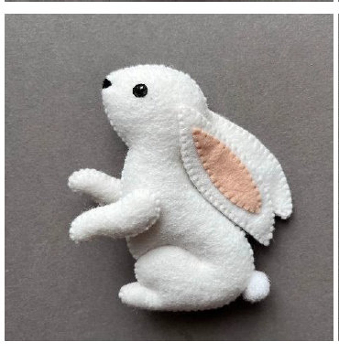 Bunny Felt Pattern/ Woodland Animals Pattern/ Bunny Pdf, SVG Pattern - Etsy