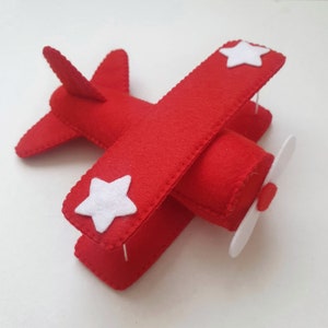 Little Prince Plane Felt Pattern/ Red Plane PDF Pattern - Etsy
