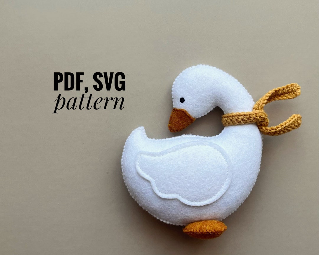 Goose Felt Pattern/ Goose Pdf SVG Pattern - Etsy