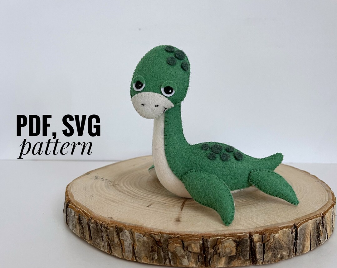 Dinosaur Felt Pattern/ Dinosaur Pdf SVG Pattern - Etsy