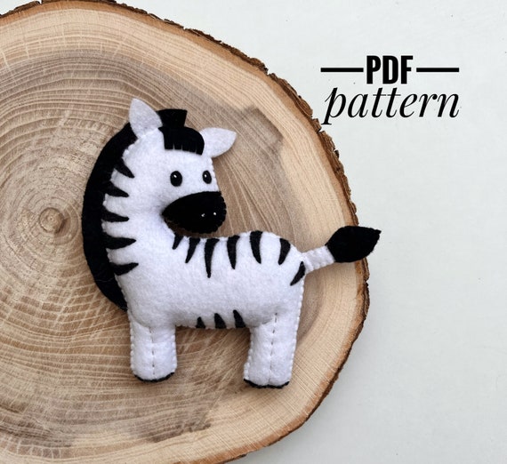 Zebra Naai Patroon Afrikaanse Safari Dieren Print Digitale Patronen