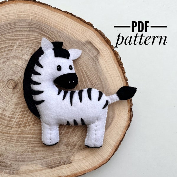 Felt Zebra Pattern - Etsy
