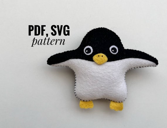 Penguin Felt Pattern/ Arctic Animals PDF Pattern/ Polar - Etsy