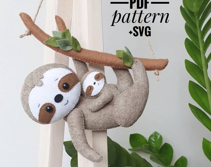 Sloth Desk Pet, Hand Felted Wool Sloth Sculpture, Sloth Gift - Etsy