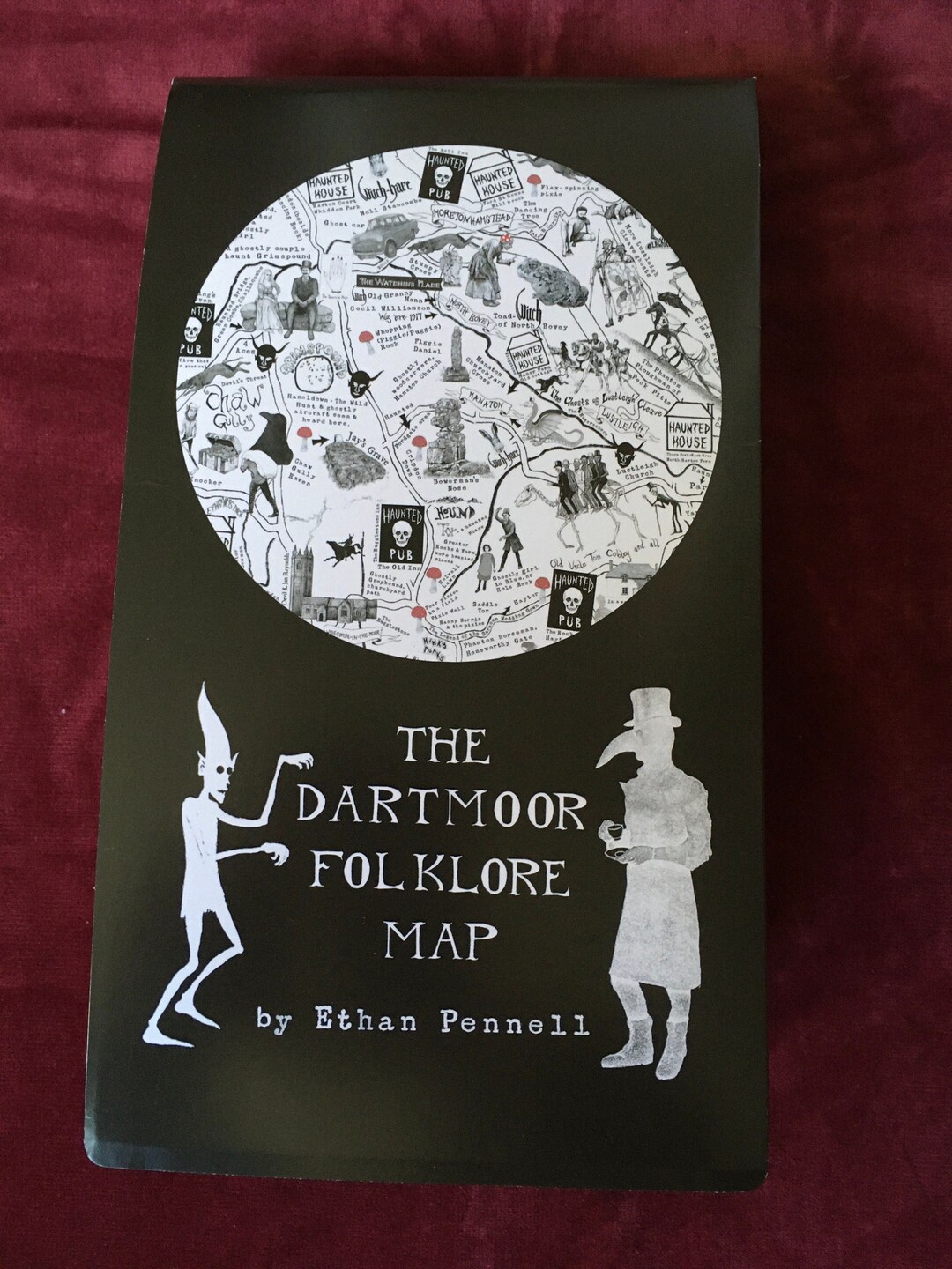 The Dartmoor Folklore Map - Etsy UK