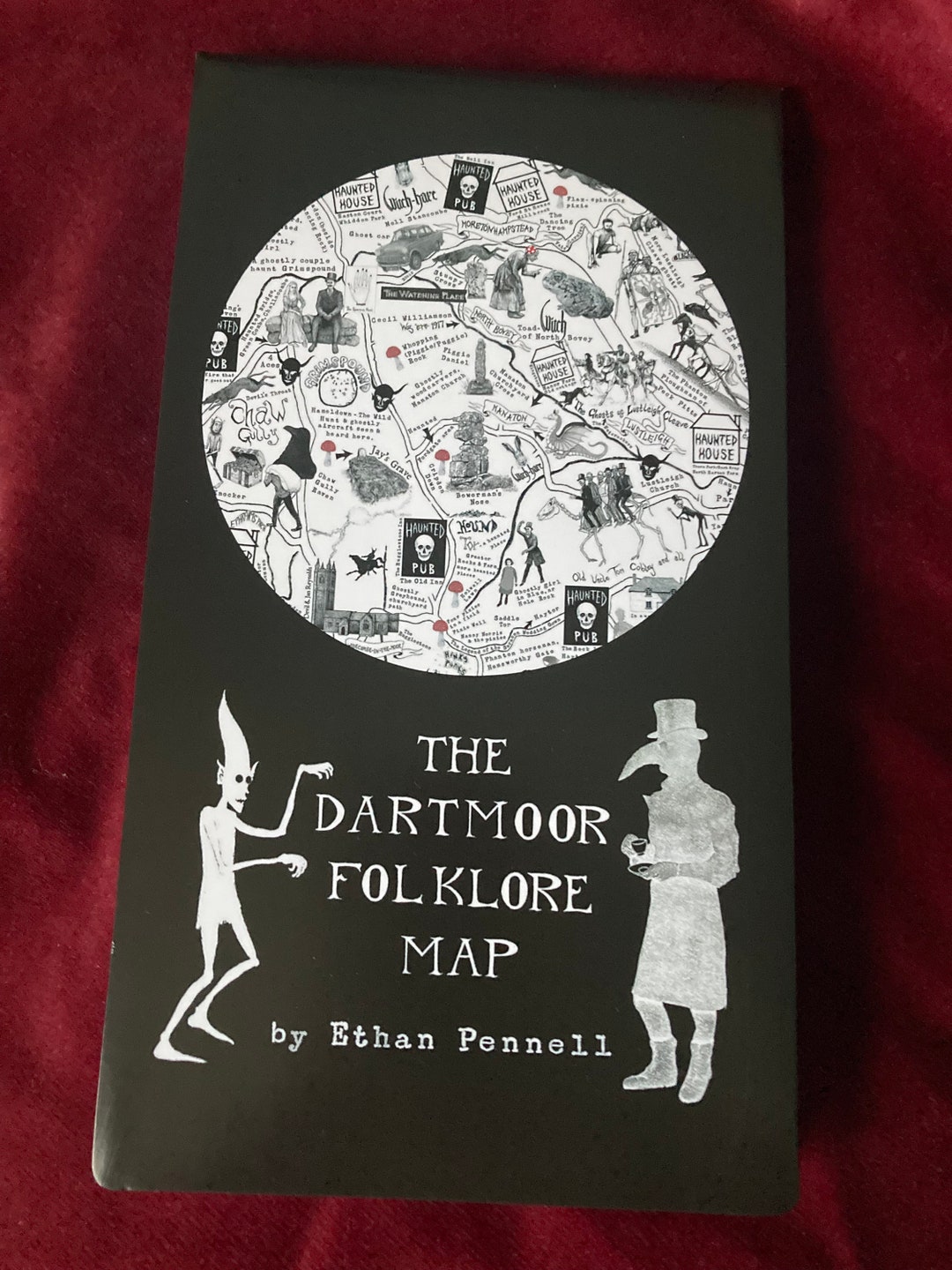 The Dartmoor Folklore Map - Etsy UK