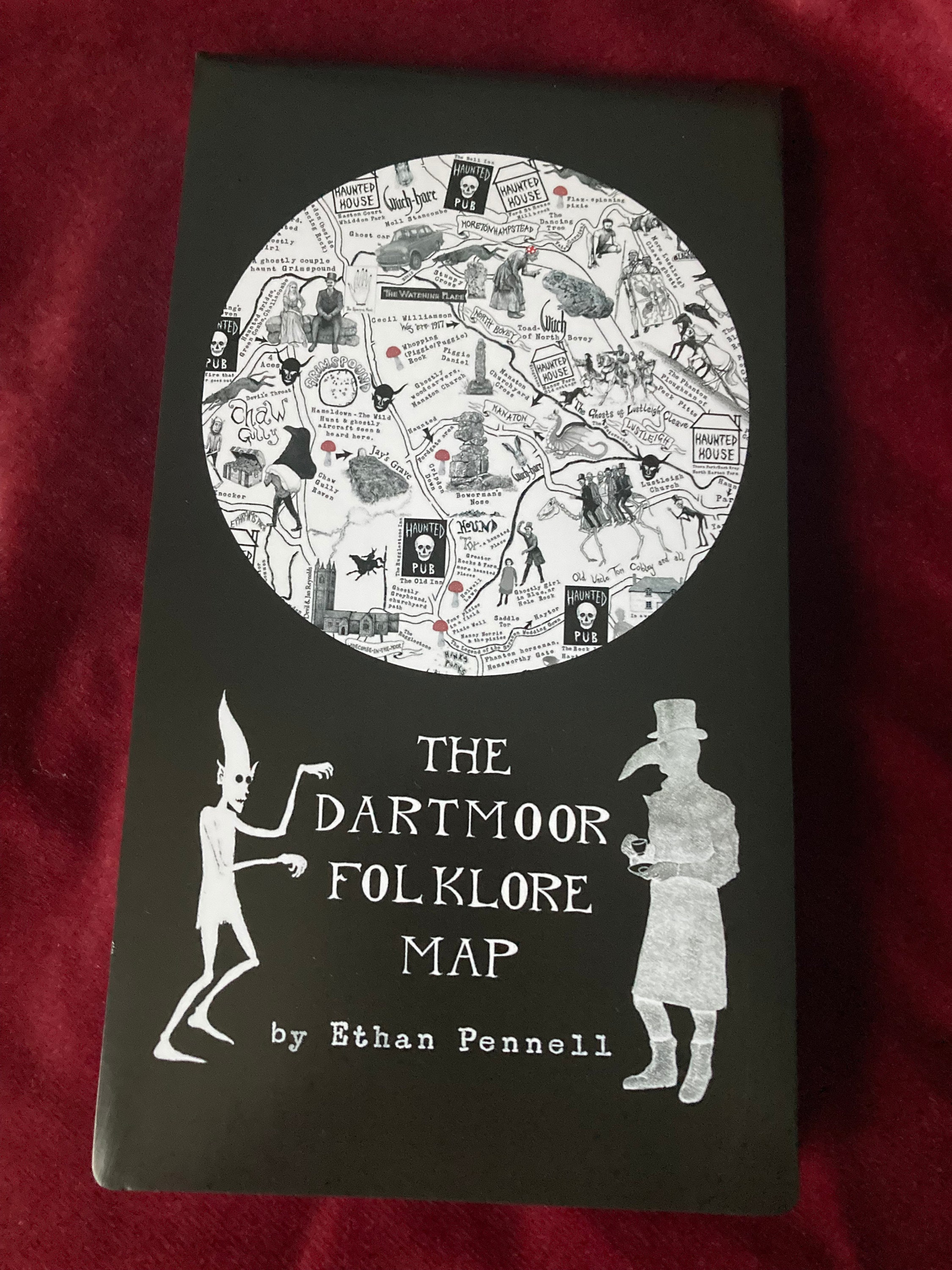 The Dartmoor Folklore Map - Etsy UK