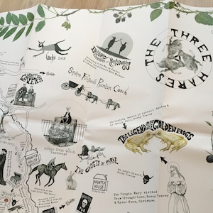 The Dartmoor Folklore Map - Etsy UK