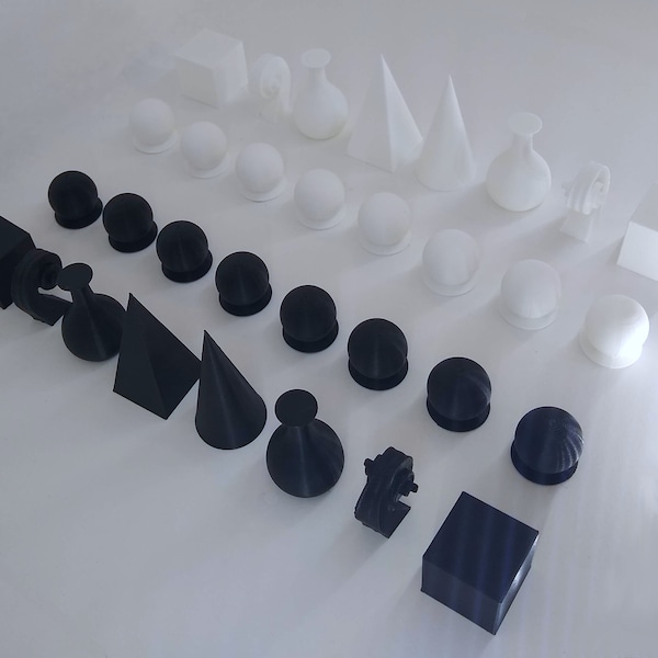 Minimalist Chess Set - Etsy
