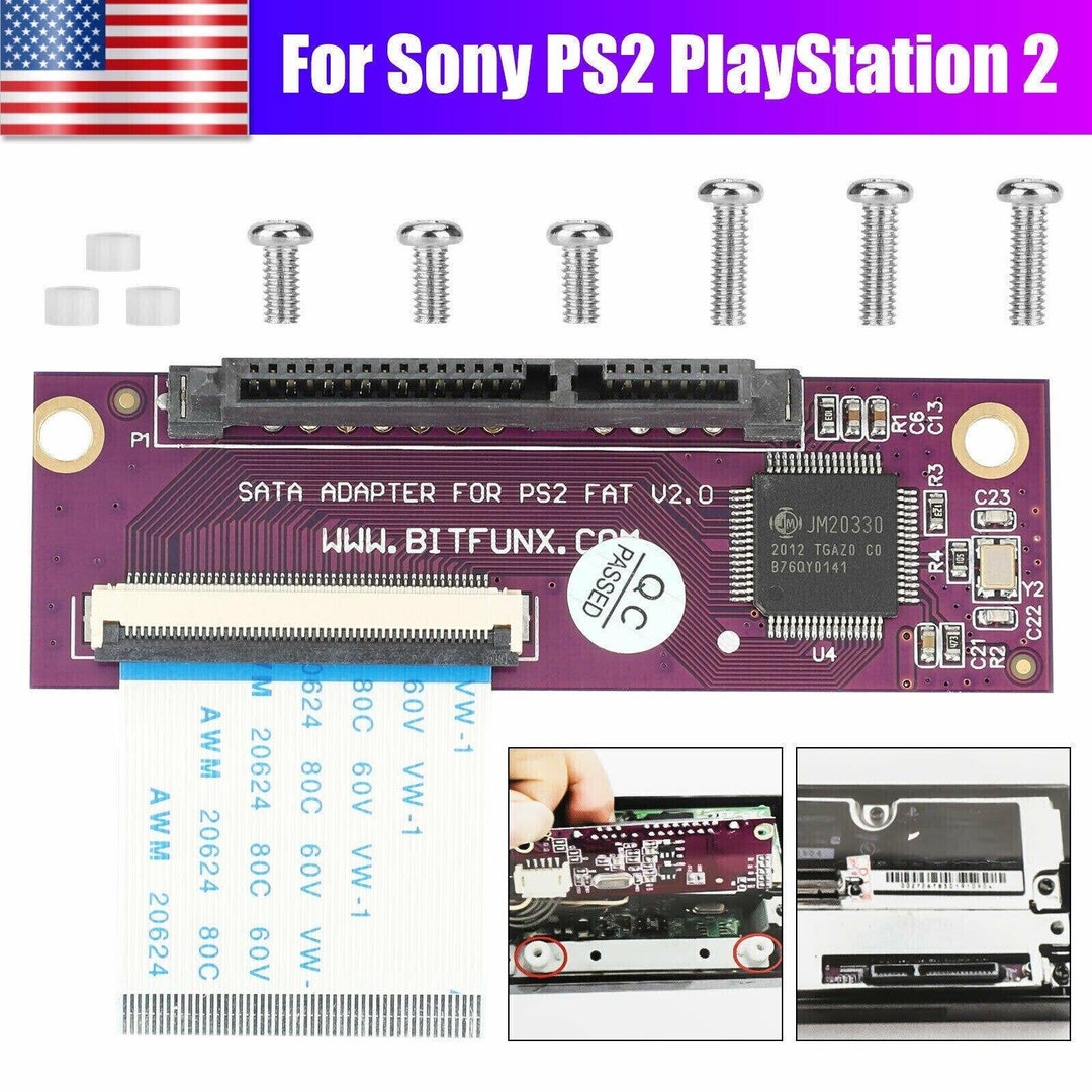 PS2 SATA Upgrade Hard Drive Adapter Kit for Sony Playstation 2 - Etsy