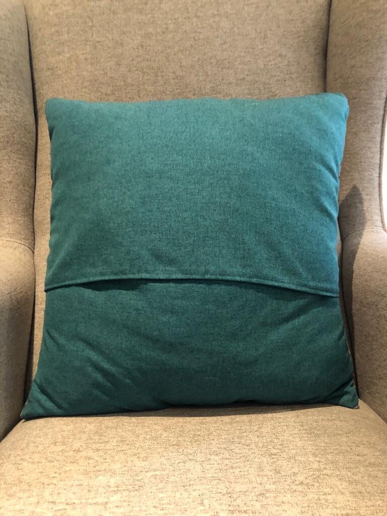 Velvet Jungle Leaf Handmade Envelope Cushion by - Etsy UK