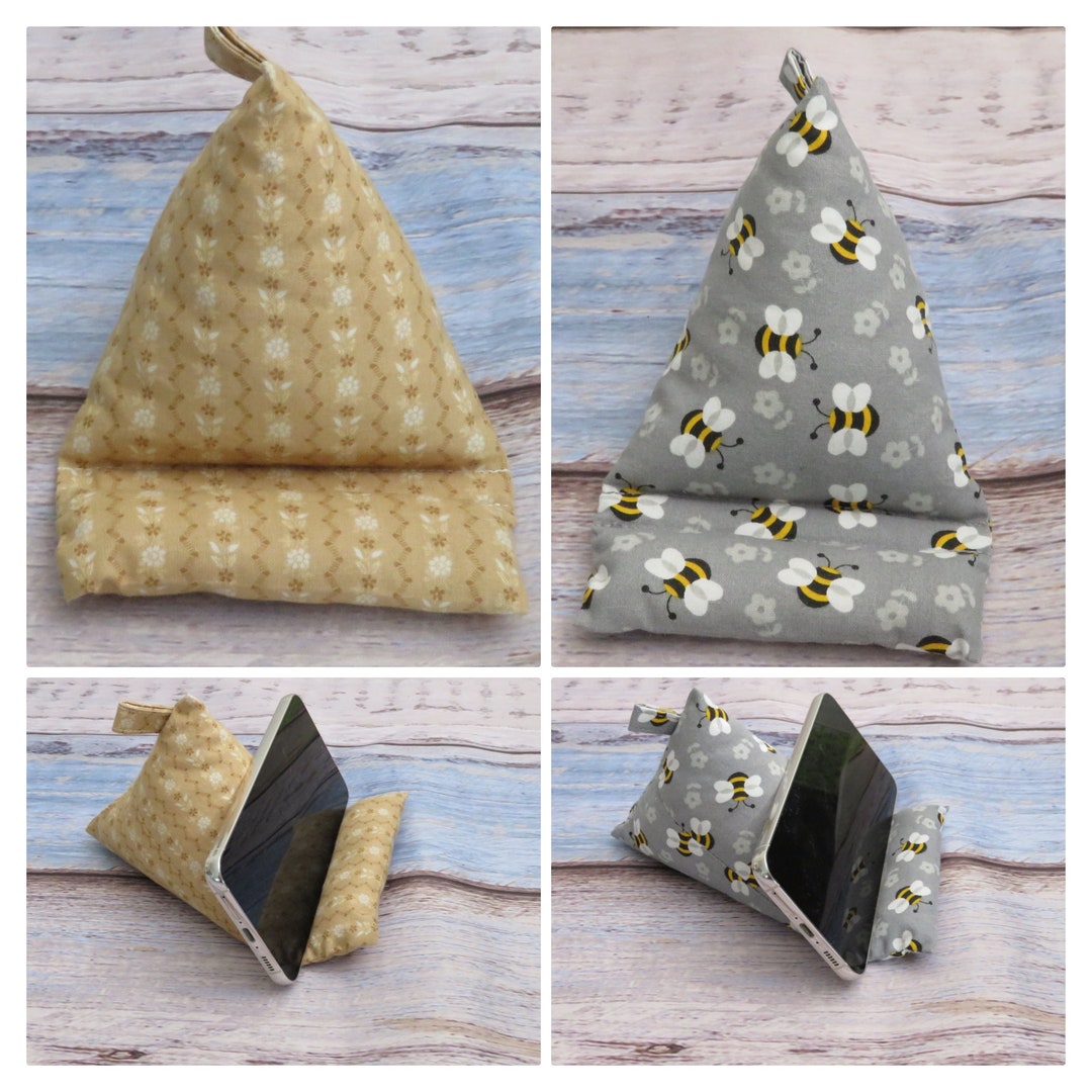 Cell Phone Pillow, Cell Phone Pillow, Fabric Phone Stand, Phone Wedge ...