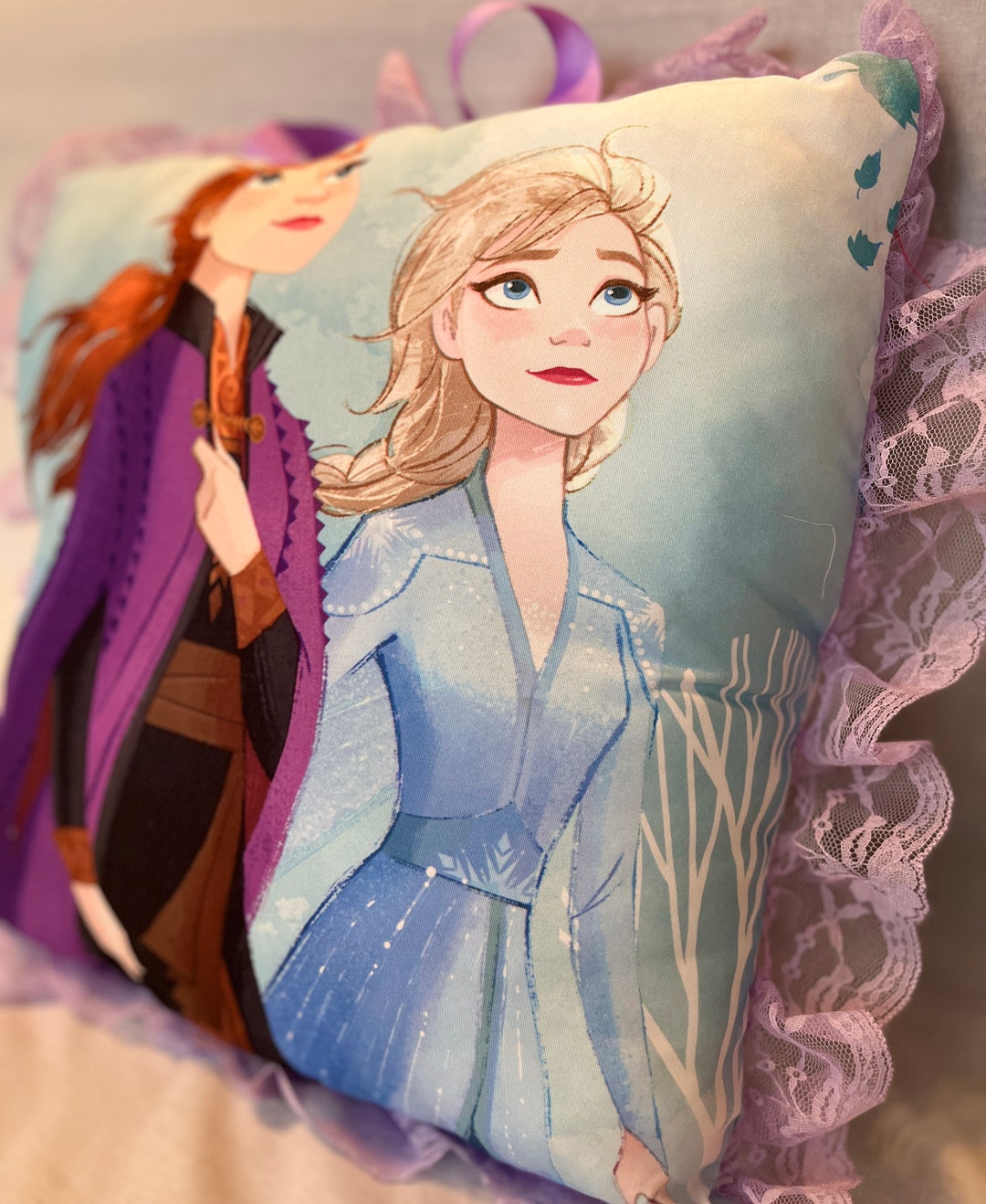 Frozen Elsa and Anna Activity Pillow - Etsy